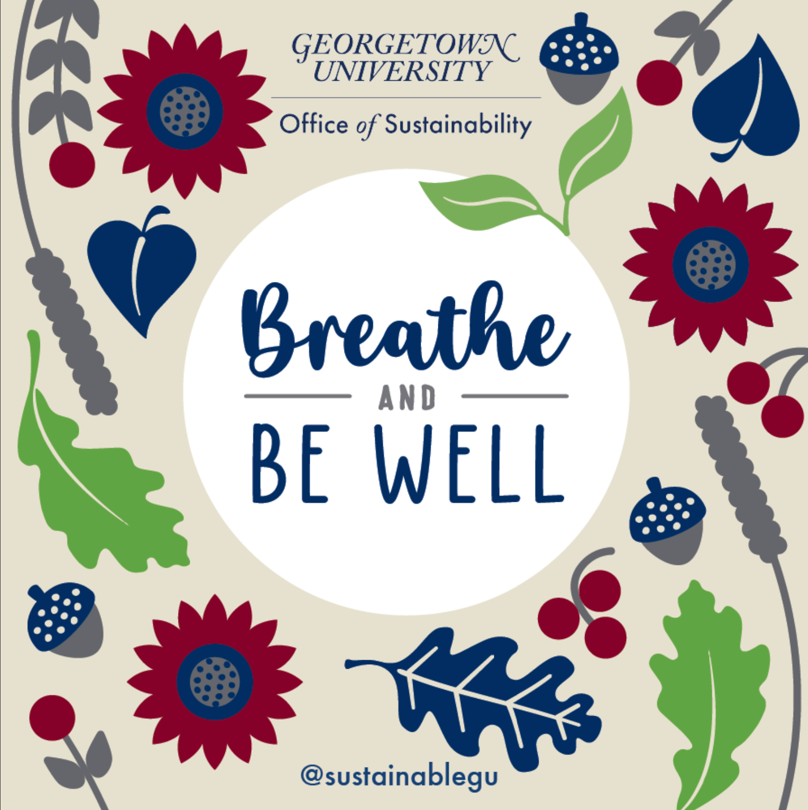 Sustainable stickers: Fall 2023 edition | Sustainability at Georgetown ...
